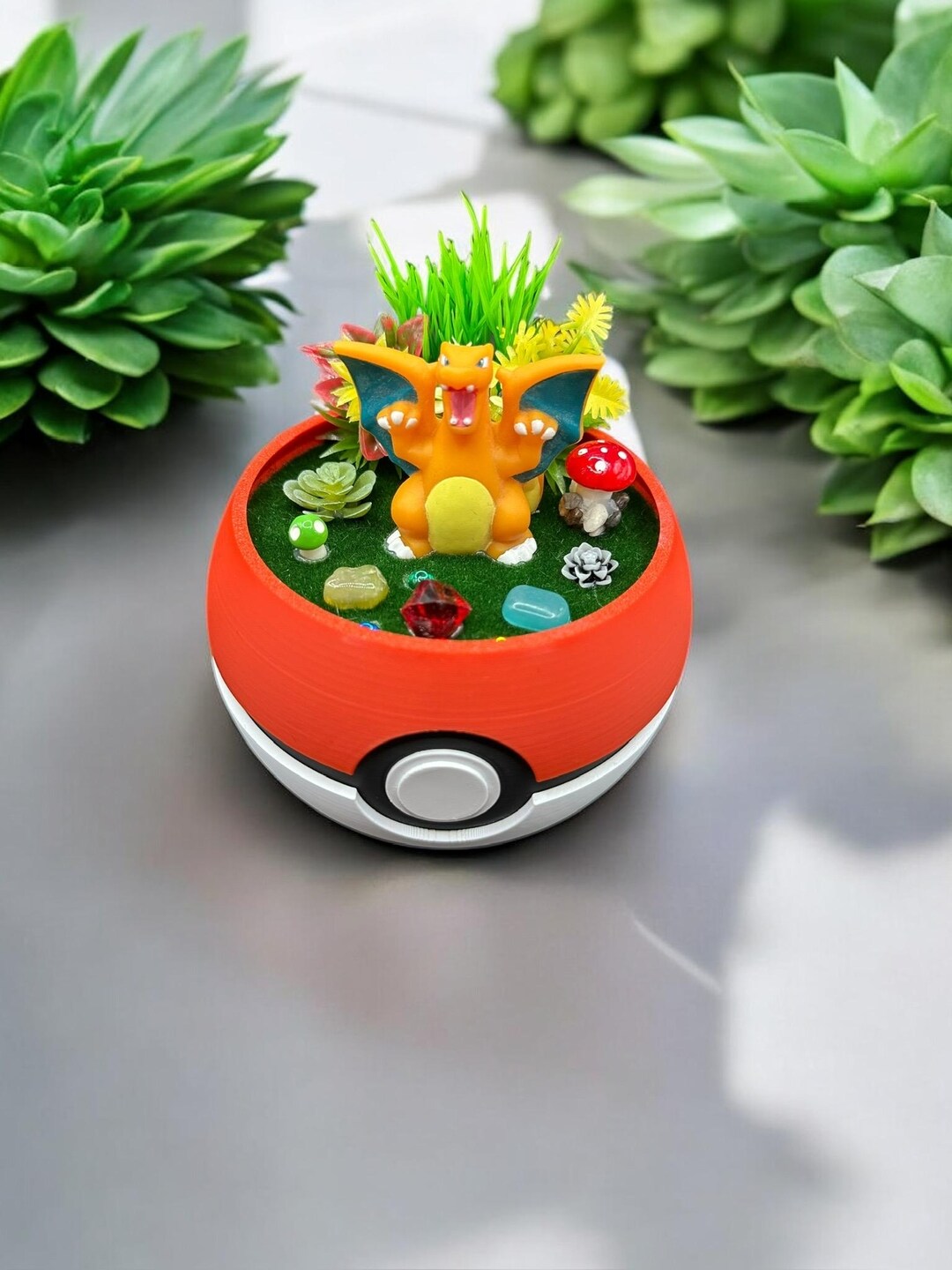 Charizard Pokemon Terrarium,pokemon Inspired Terrarium,pokemon ...