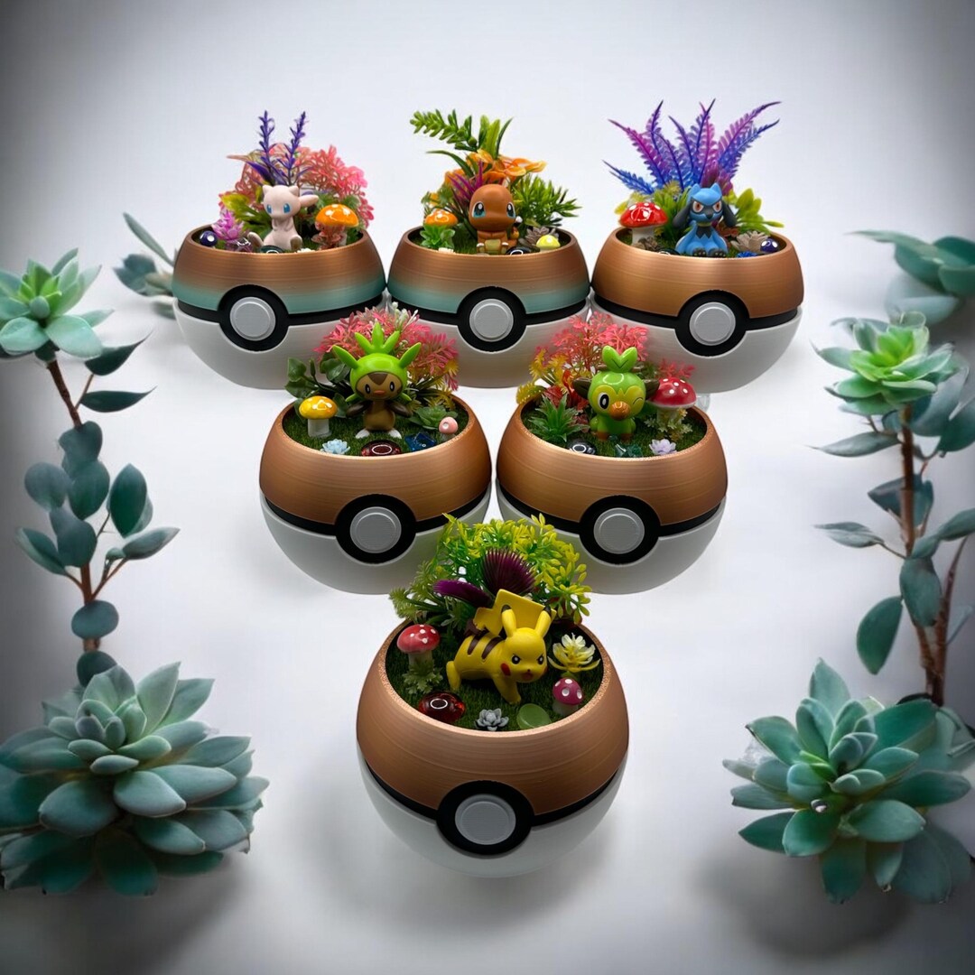 Pokemon Terrarium,pokemon Diorama,pokeball Terrarium,pokeball Diorama ...
