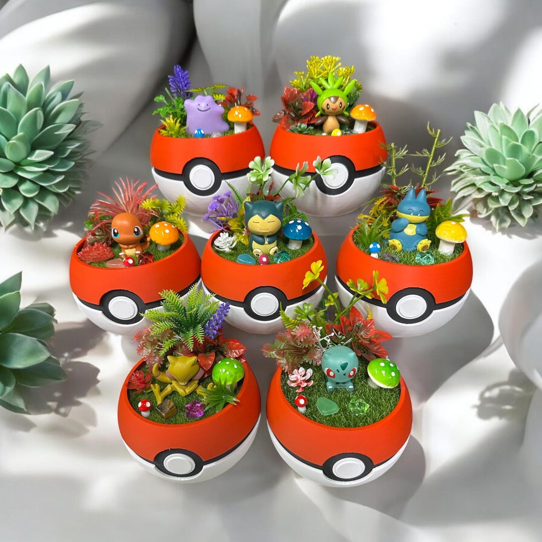 Pokemon Terrarium,pokemon Diorama,pokeball Terrarium,pokeball Diorama ...