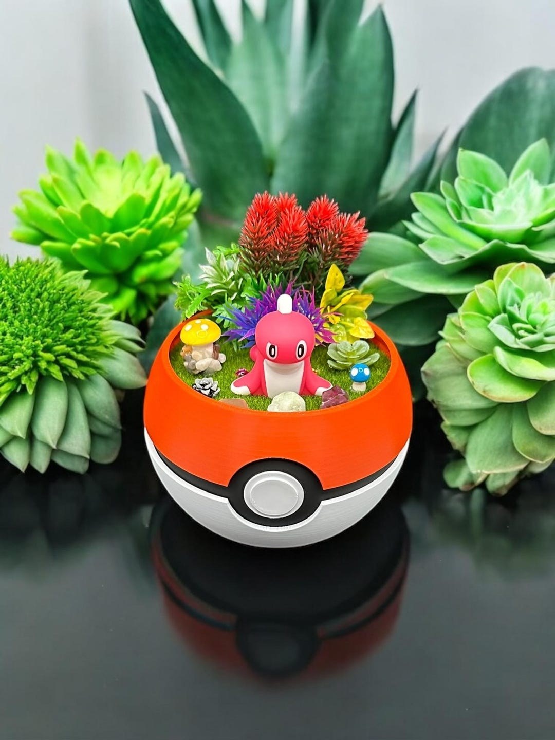 Tatsugiri Droopy Form Pokemon Terrarium,pokemon Inspired Terrarium ...