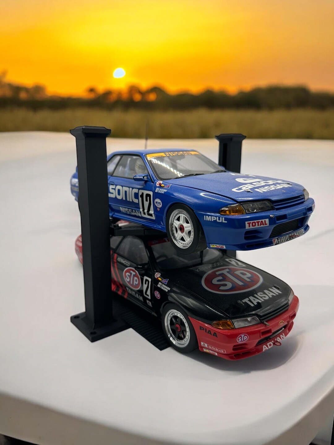 1:18 Scale 2 Post Car Display Hoist,car Hoist Display,model Car Display ...