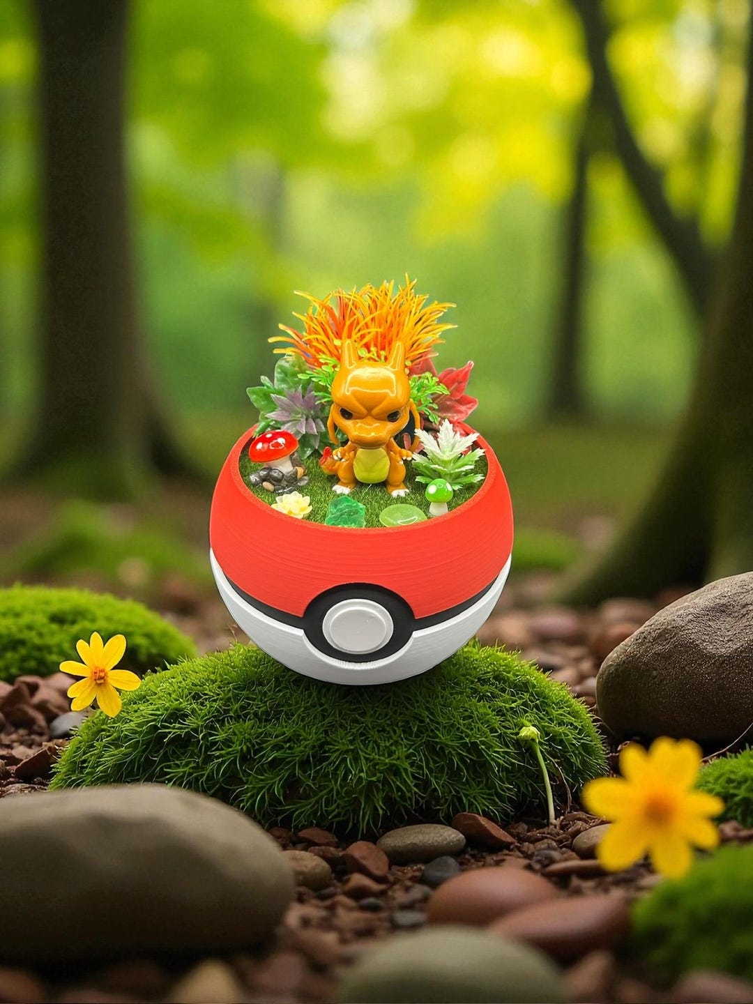 Charizard Pop! Pokemon Terrarium, Pokemon Inspired,pokemon Diorama ...