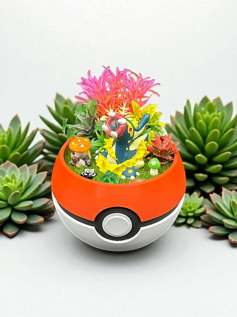 Elektross Pokemon Terrarium, Pokemon Inspired,pokemon Diorama,pokeball ...