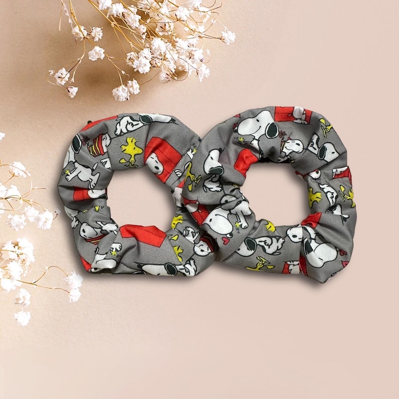 Snoopy Scrunchies,snoopy Inspired,snoopy and Woodstock,peanuts,charlie ...
