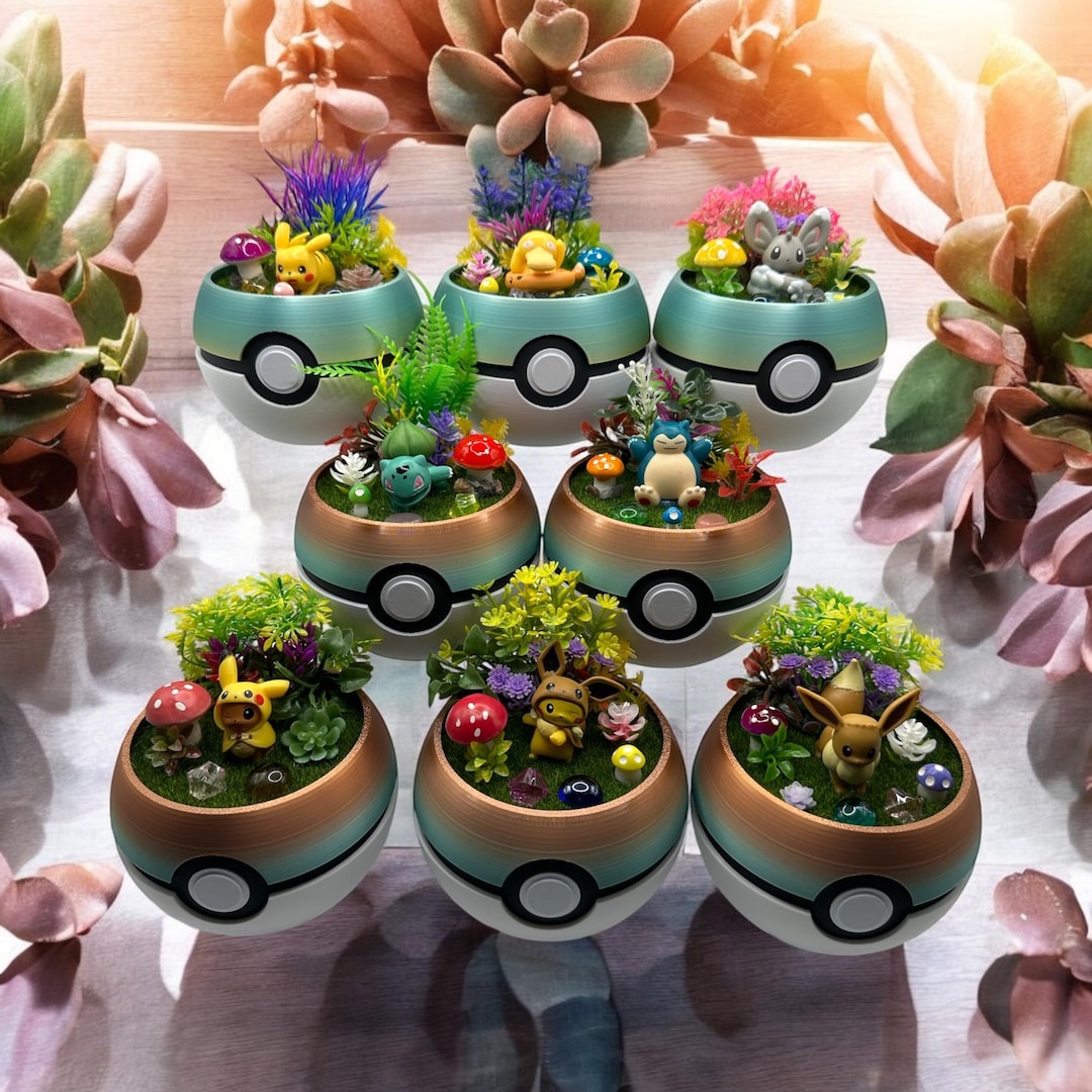 Pokemon Terrarium,pokemon Diorama,pokeball Terrarium,pokeball Diorama ...