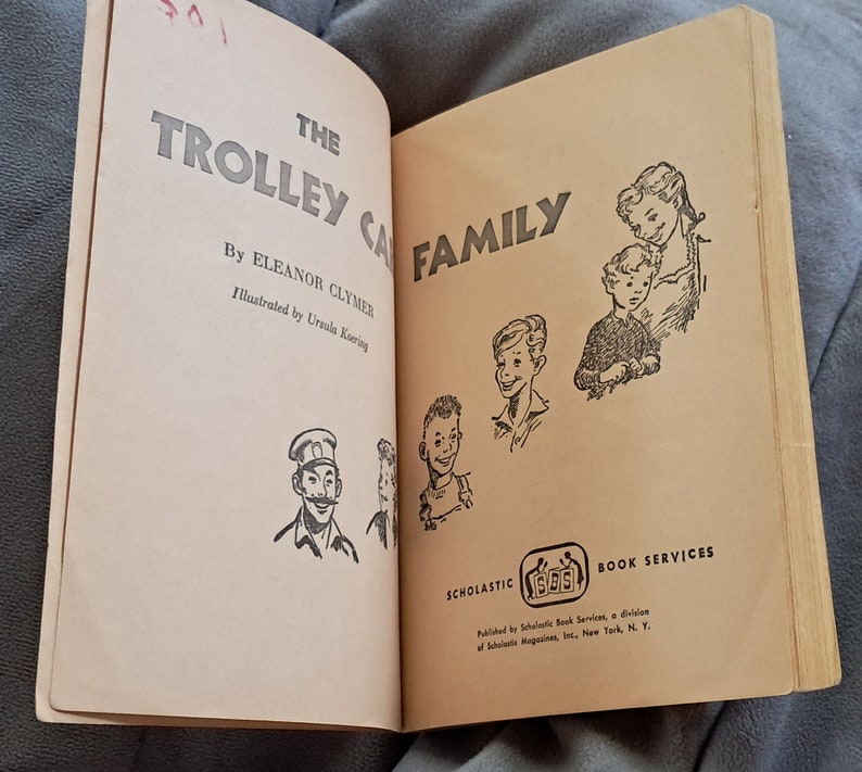 Vintage Trolly Car Family Scholastic - Etsy