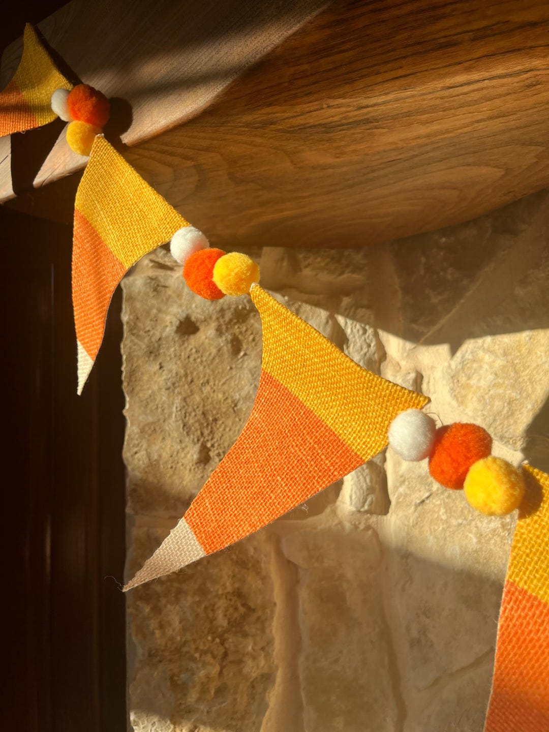 Candy Corn Halloween Pennant Banner Fall Party Decorations Halloween ...