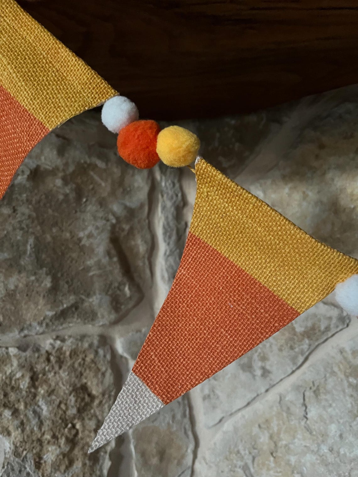 Candy Corn Halloween Pennant Banner Fall Party Decorations Halloween ...