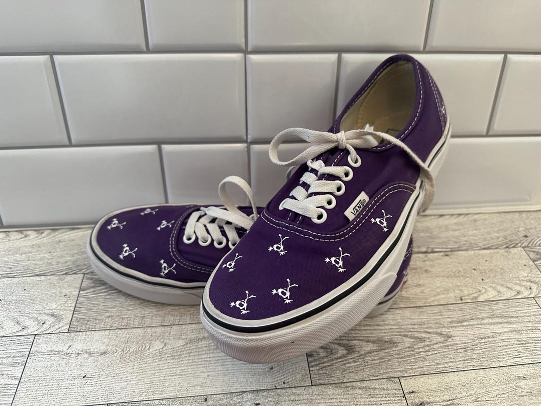 Pearl Jam Stickman Inspired Vans - Etsy