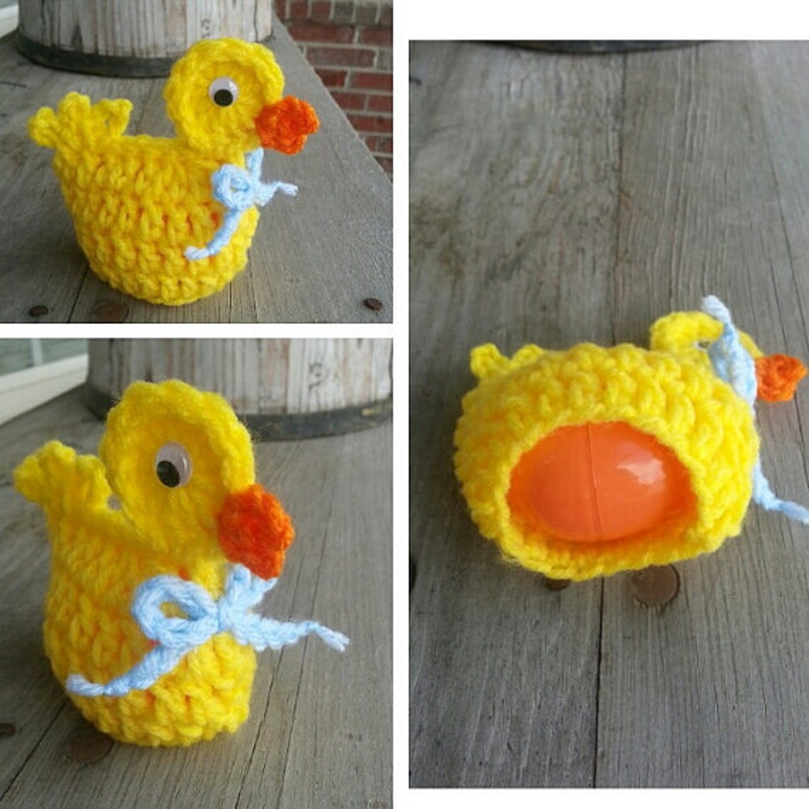 Crochet Easter Egg Cozy Duck Pattern - Etsy