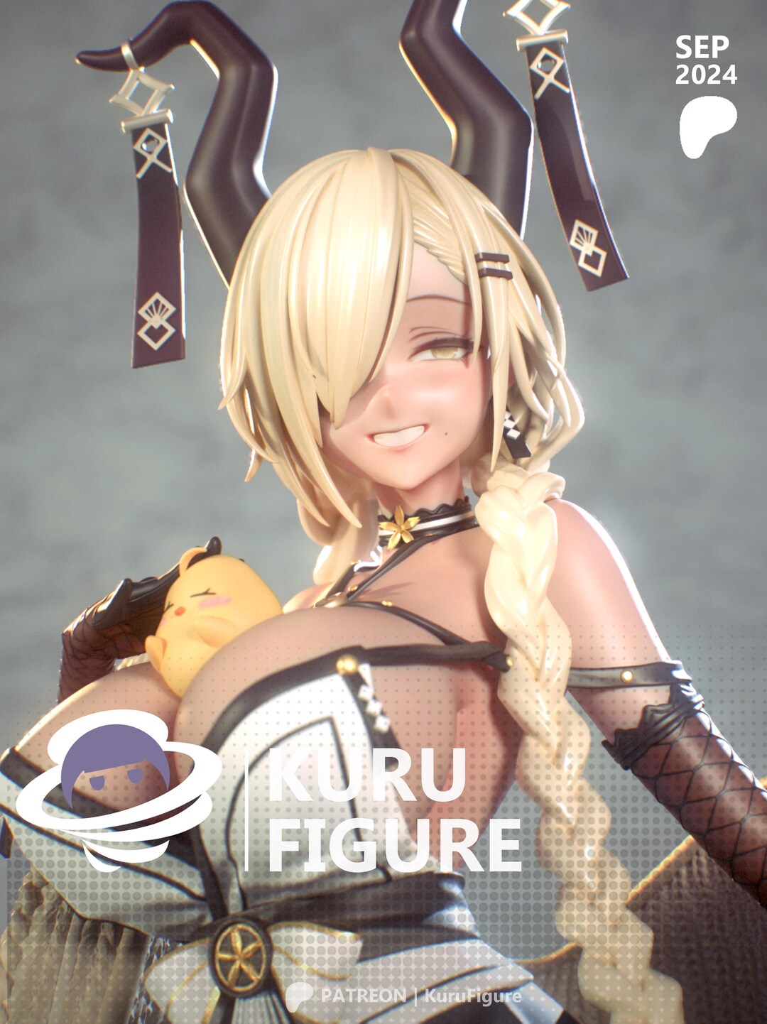 Owari Figure Azure Lane 12k Resolution 3D Printed Unassembled Unpainted All Grey - Etsy