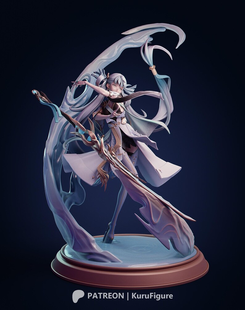 Jinhsi Figure | Wuthering Waves | 12k Resolution | 3D Printed ...