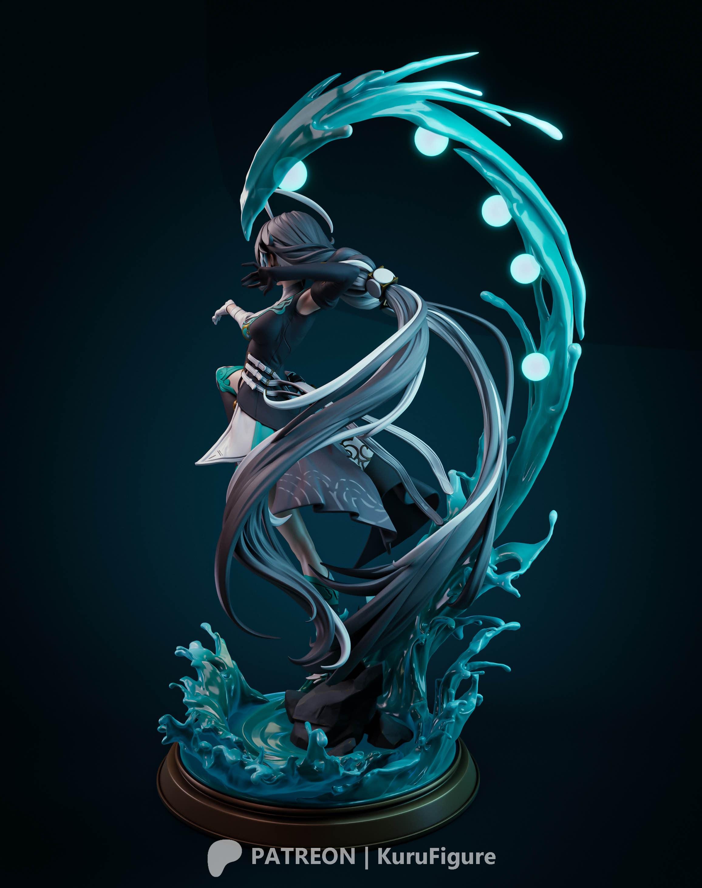 Jian Xin Figure | Wuthering Waves | 12k Resolution | 3D Printed ...