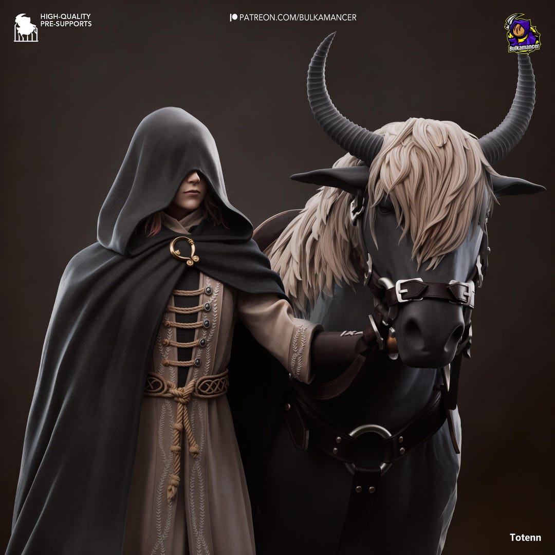 Melina Figure | Elden Ring | 12k Resolution | 3D Printed | Unassembled ...