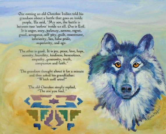 Cherokee Wolf Quotes The Wolf Quotes | TikTok