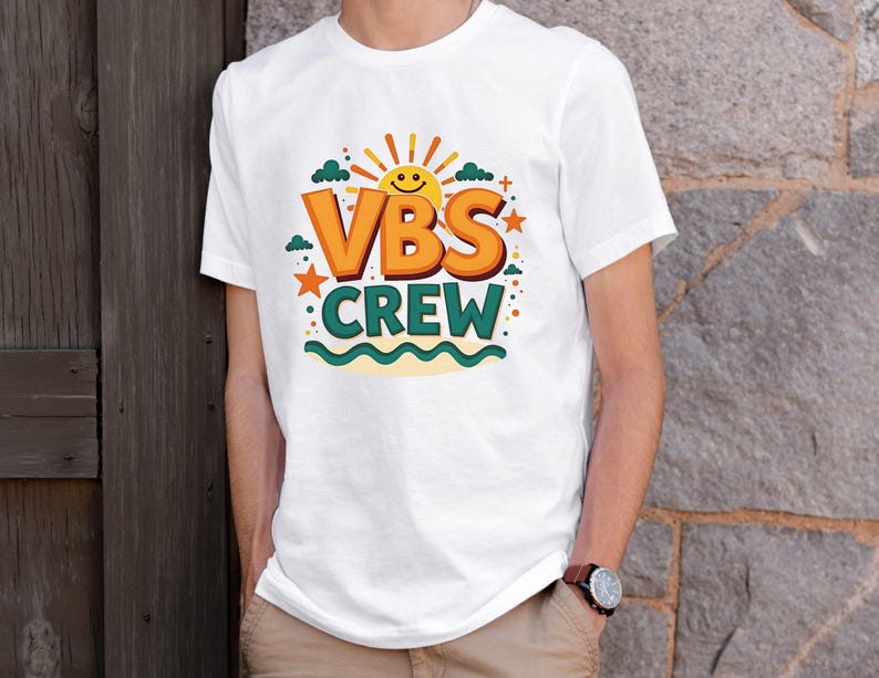 VBS | Retro Vacation Bible School Shirt Design | Christian Sublimation File | VBS Staff PNG ...