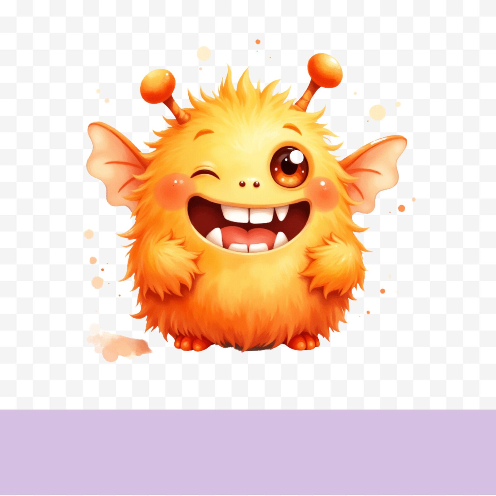 Cute Monster Clipart Set, Trunk or Treat Decor, Monsters PNG, Fun ...