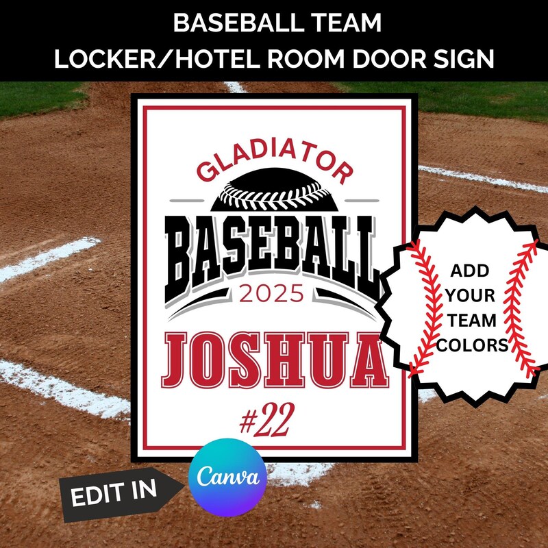 Baseball players in locker room - Etsy.de