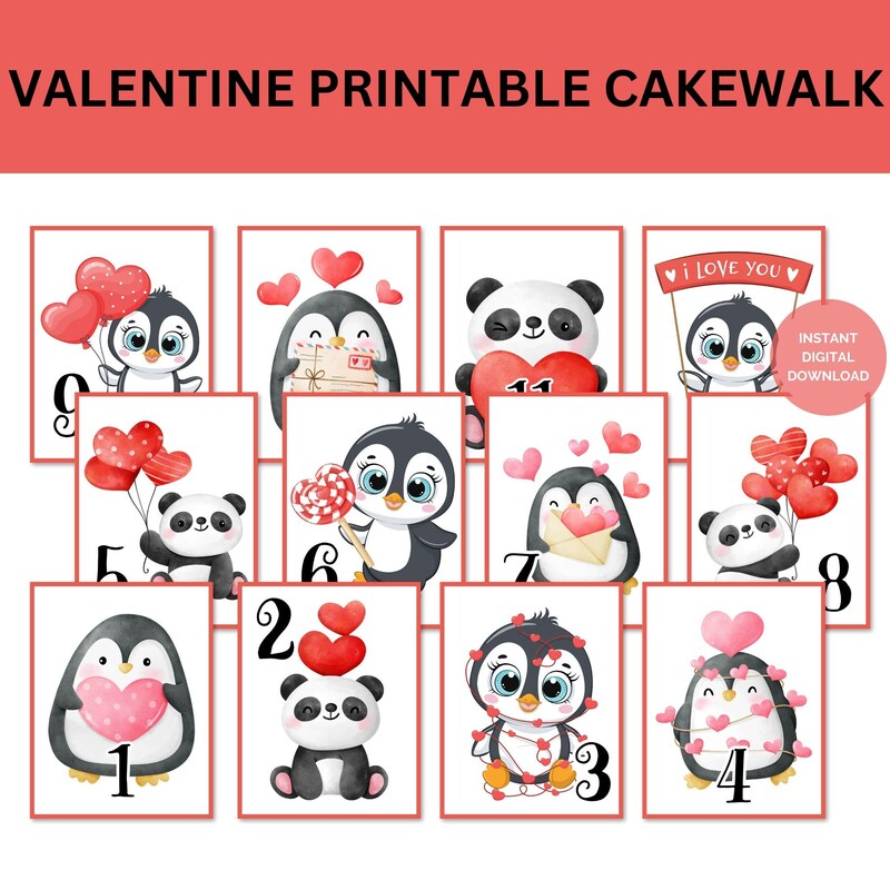 Cake Walk Numbers - Etsy