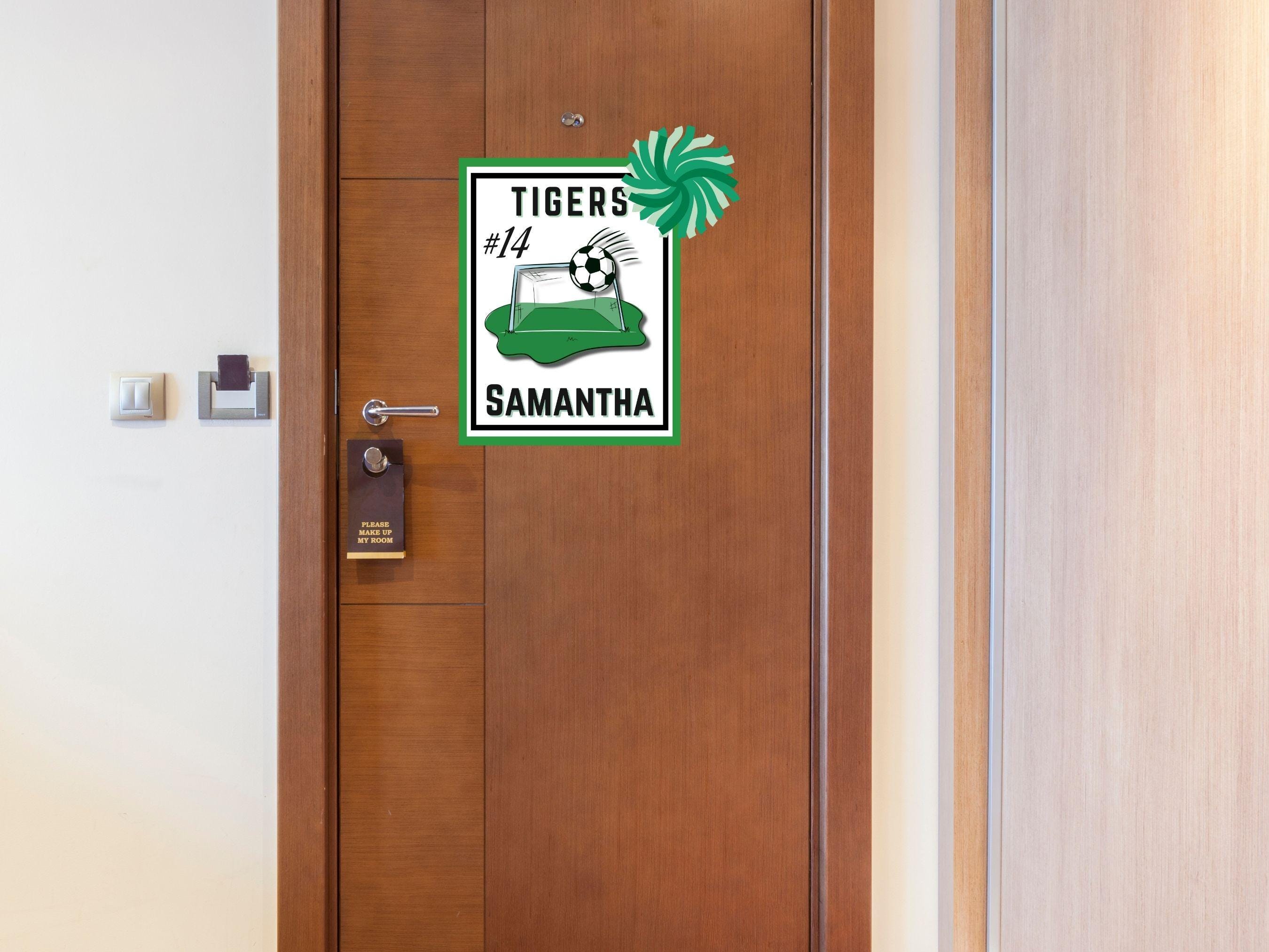 SOCCER Player Locker Sign Template for School Lockers, Locker Room ...