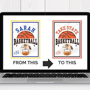 Basketball Locker Sign Template, Basketball Locker Decorations, Travel ...