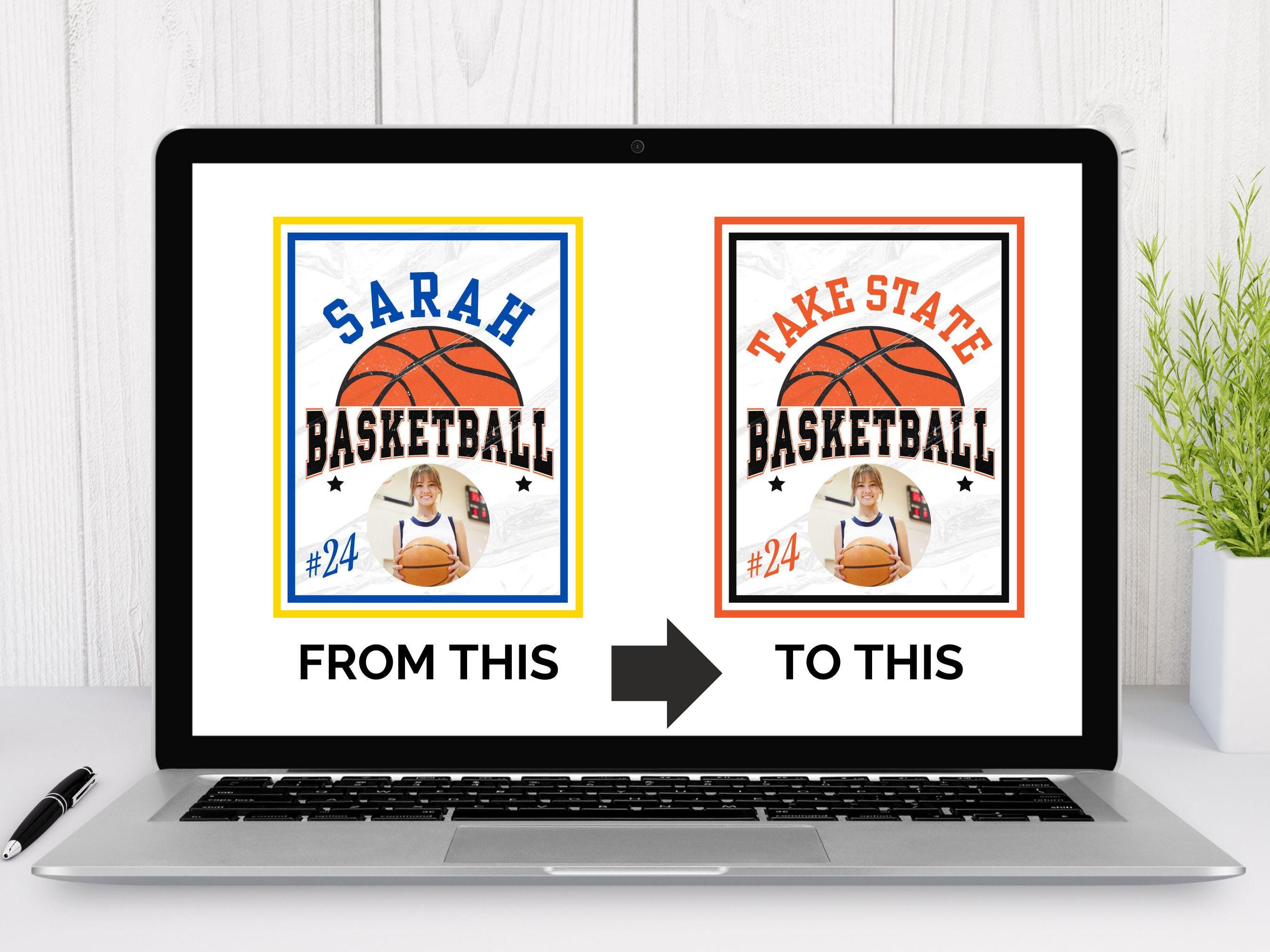 Basketball Locker Sign Template, Basketball Locker Decorations, Travel ...
