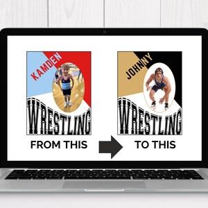 Wrestling Locker Sign Template, Wrestling Locker Room Decorations ...