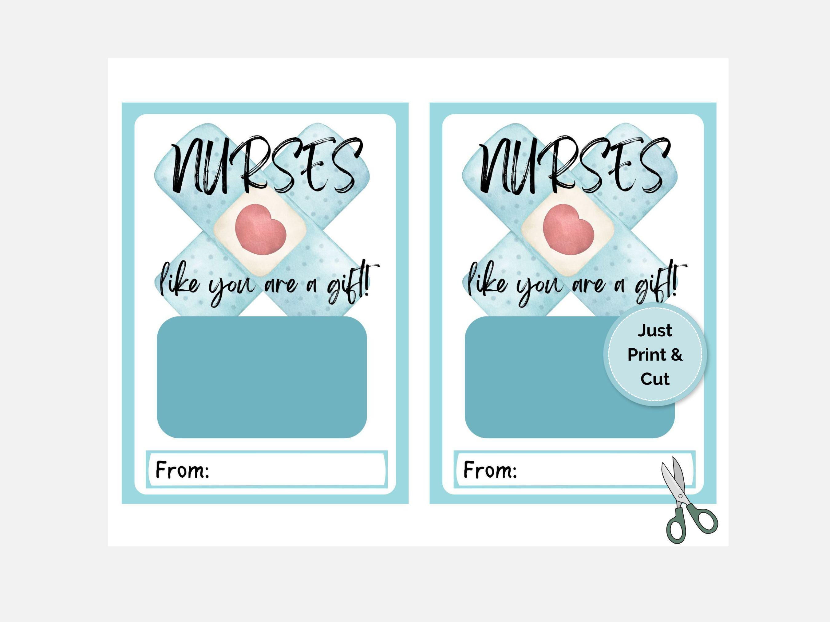 Nurse Appreciation Gift Card Holder, Nurses Week Gift, Nurse Gift Card ...