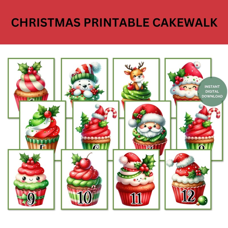 Cake Walk Numbers - Etsy