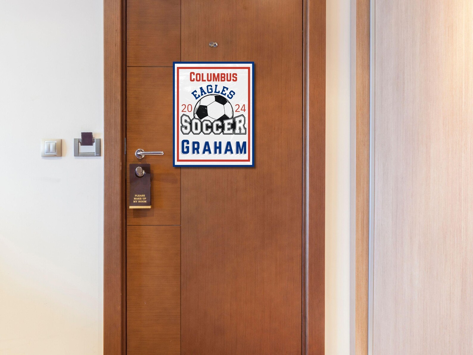 SOCCER Player Locker Sign Template for School Lockers, Locker Room ...