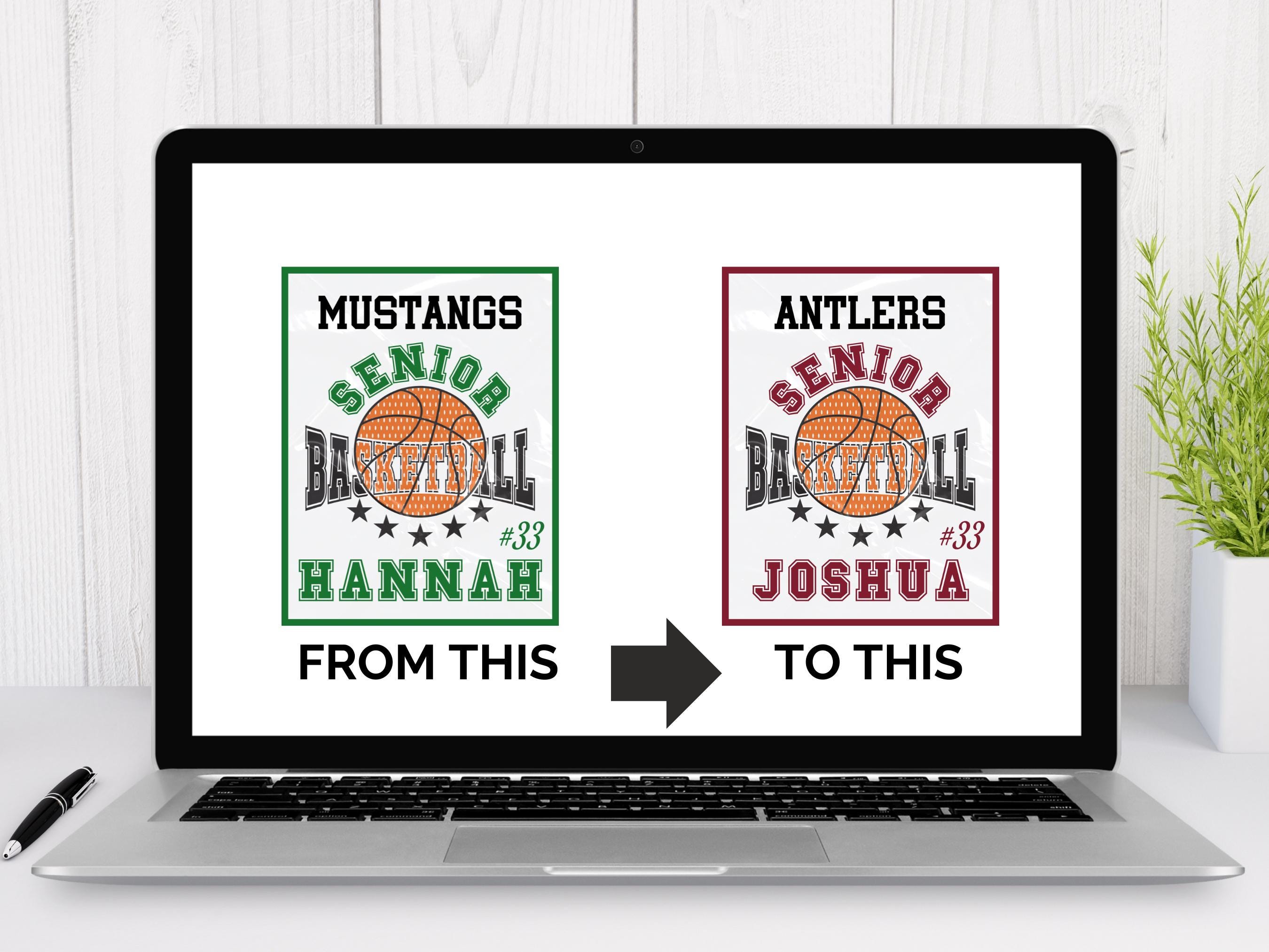 Senior Basketball Locker Sign Template, Basketball Locker Decorations ...