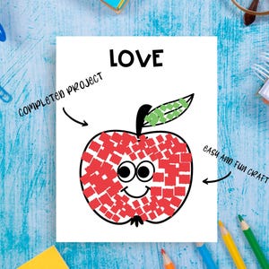 Fruit of the Spirit Torn Paper Craft, Bible Activity, Bible Craft ...