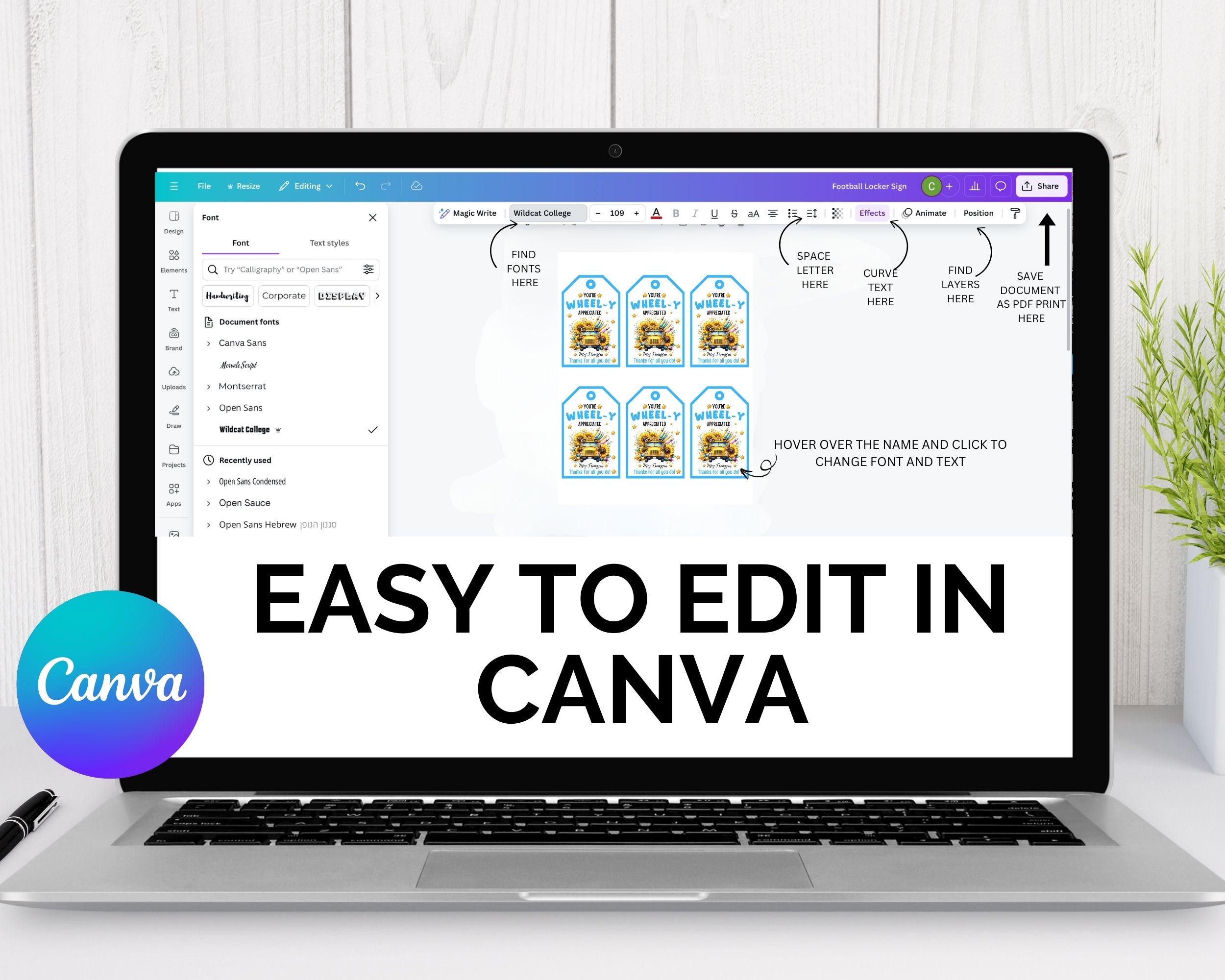 Bus Driver Appreciation Gift Tag and Gift Card Holder Bundle, Back to ...