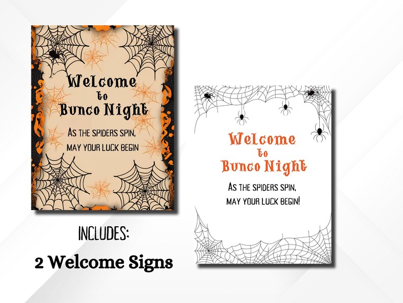 Halloween Theme Bunco Printable Bundle, October Bunco, Score Cards ...