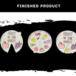 Printable Fruit of the Spirit Spinner Wheel Craft for Kids, Christian ...