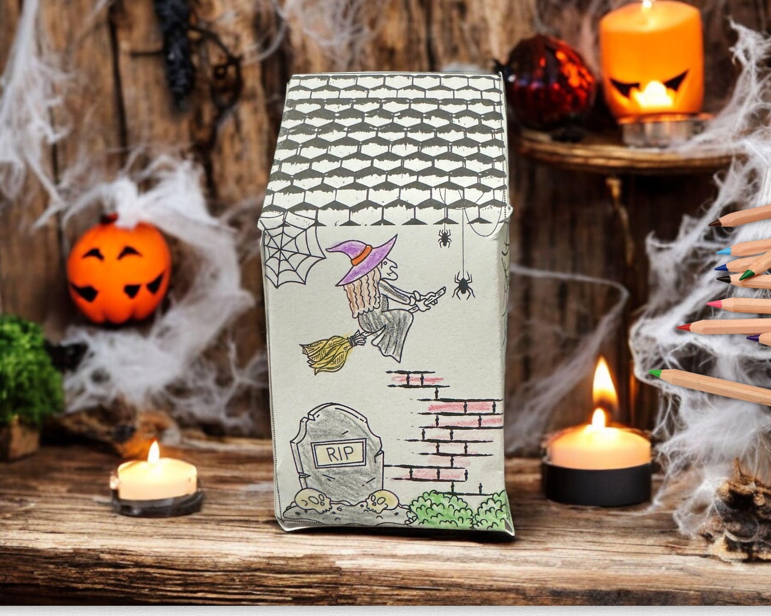 Spooky House Paper Craft for Kids, 3D Paper Craft, Halloween Paper ...