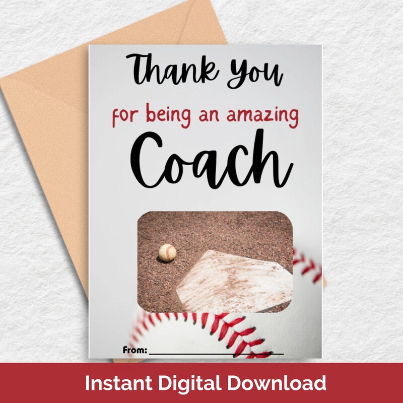 Baseball Thank You - Etsy