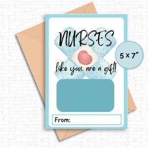 Nurse Appreciation Gift Card Holder, Nurses Week Gift, Nurse Gift Card ...