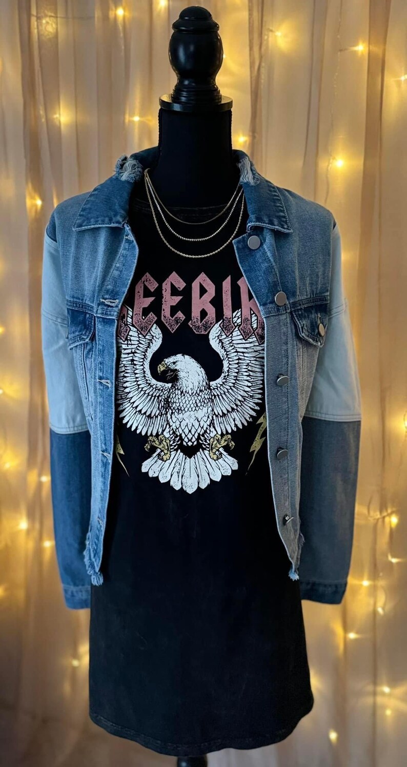 Freebird Oversized Tee Black - Etsy