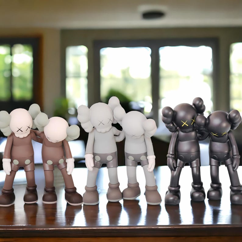 Inspired by KAWS Money Counting Statue Modern Art Decor, Hypebeast ...