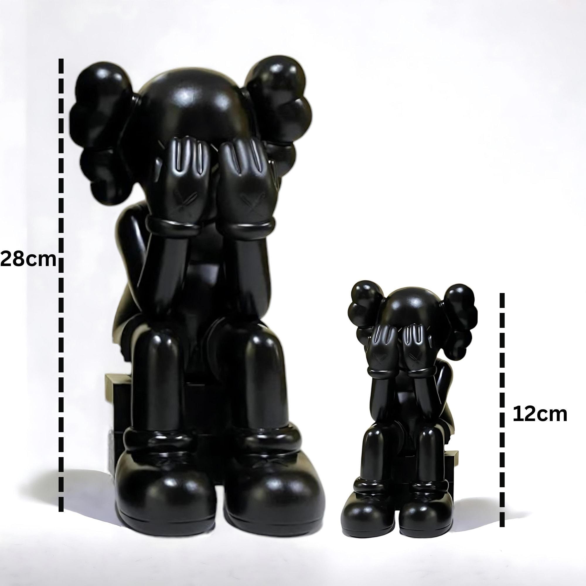 Inspired by KAWS Sit Statue - Modern Art Decor, Hypebeast Inspired by KAWS Sit Statue - Modern Art Decor, Hypebeast