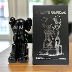 Inspired by KAWS Sit Statue - Modern Art Decor, Hypebeast Figure, Desk ...