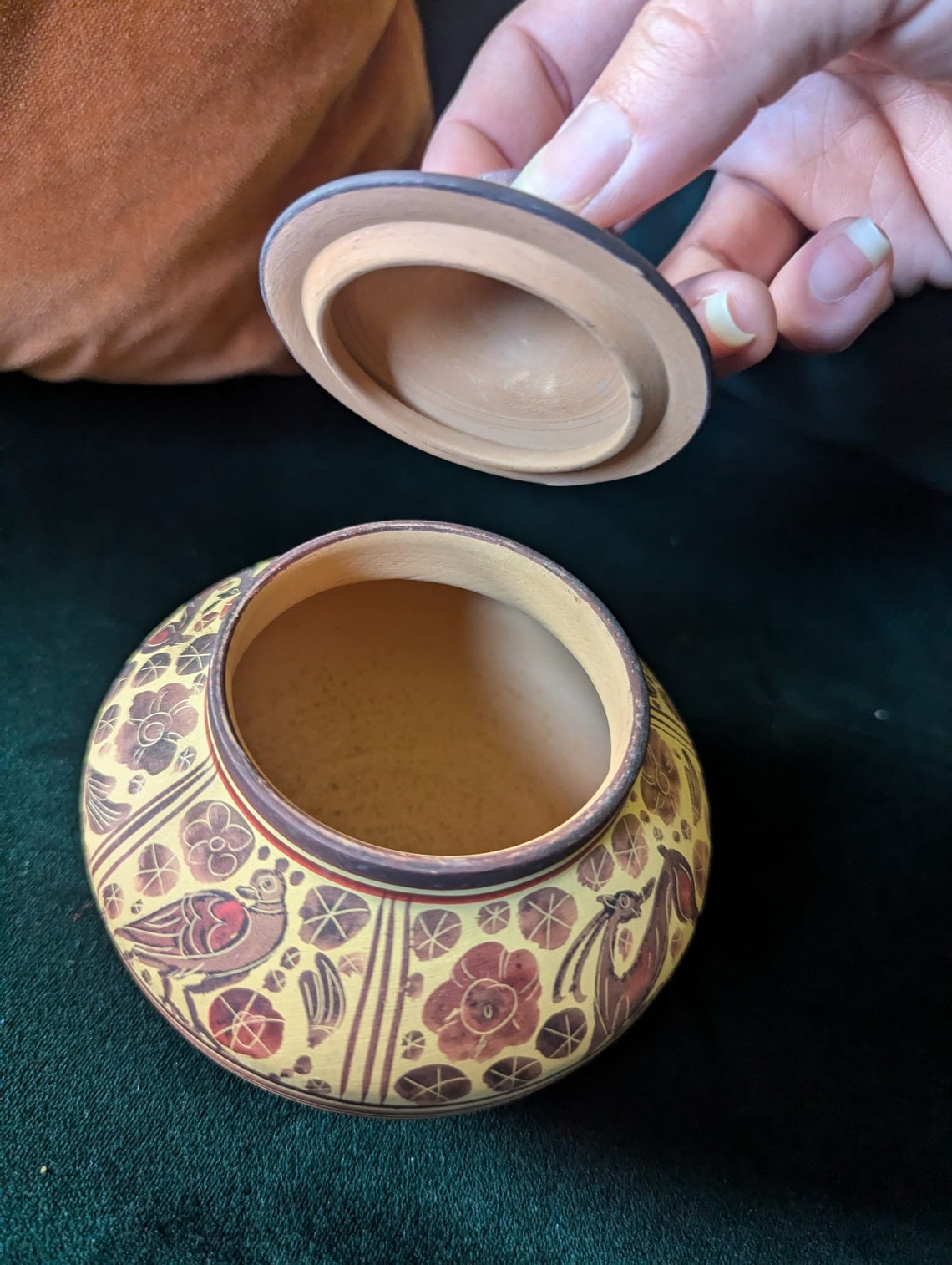 Bird & Horned Beast Pyxis - Etsy