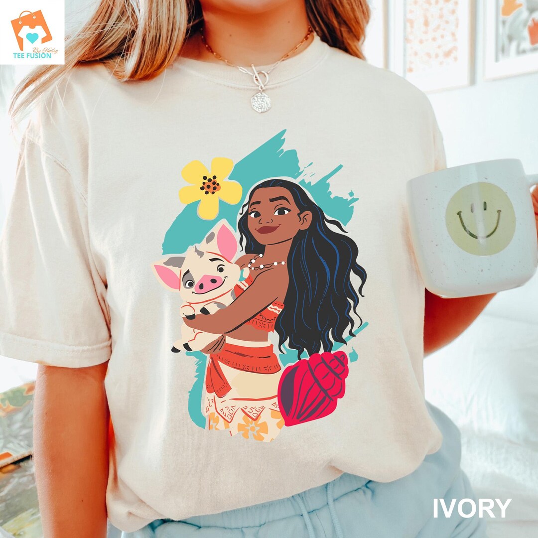 Comfort Colors Moana and Pua Disney Shirt, Disney Moana and Pua Shirt ...