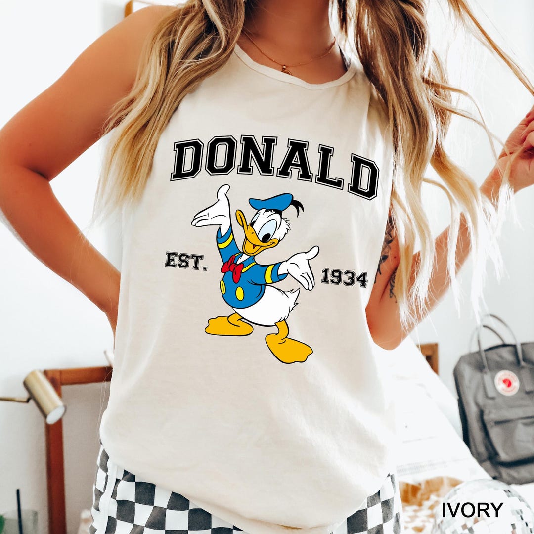 Comfort Colors Vintage Daisy Duck Tank Top Retro Donald Duck Tank ...