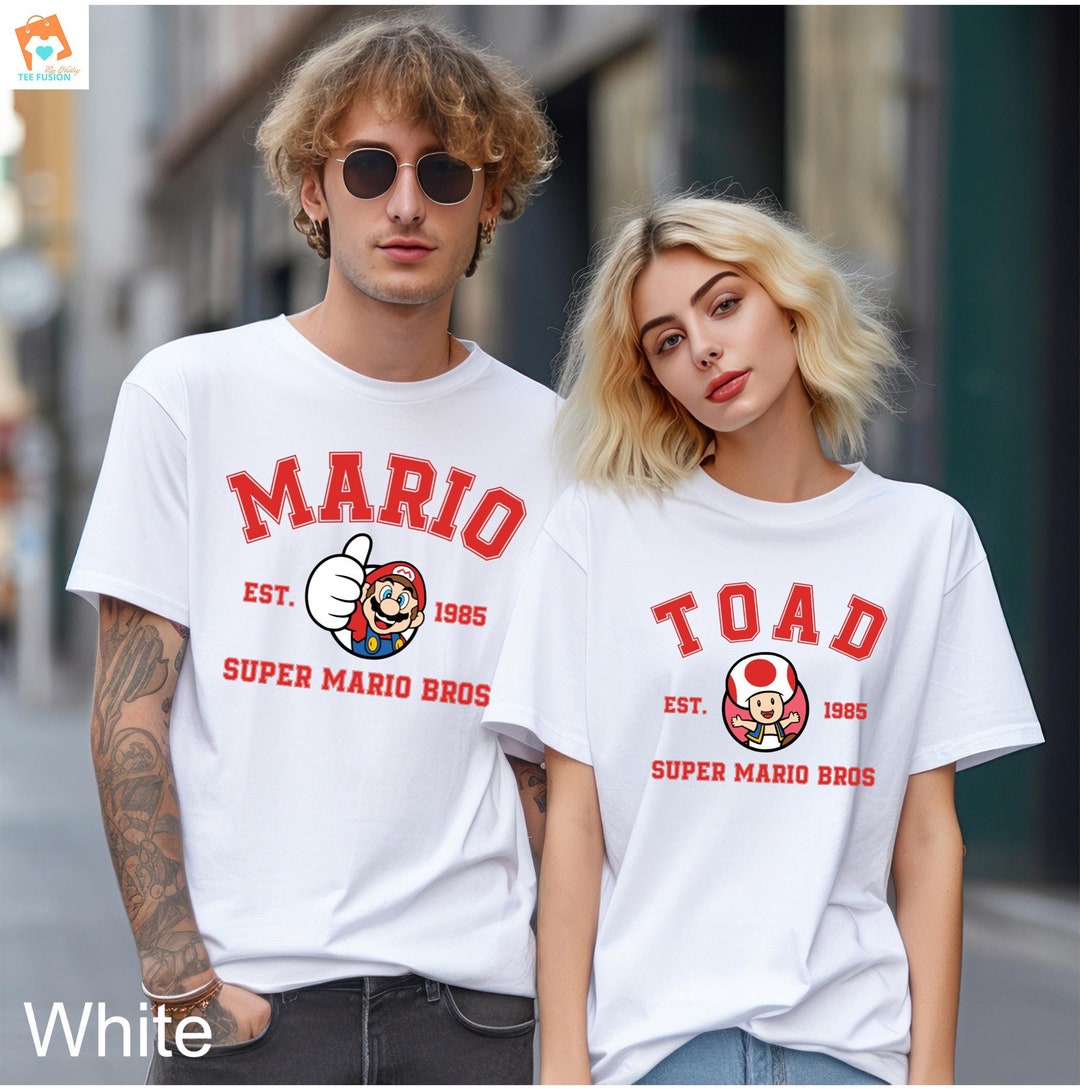 Super Mario Shirt Super Mario Bros Est 1985 Mario Shirt Mario Brothers ...