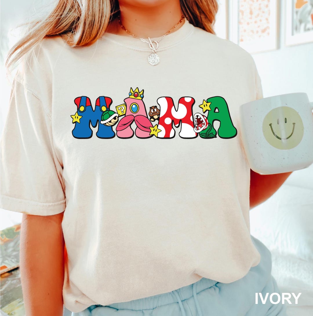 Super Mario Mama Shirt Universal Studios Mama Shirt Universal Studios ...