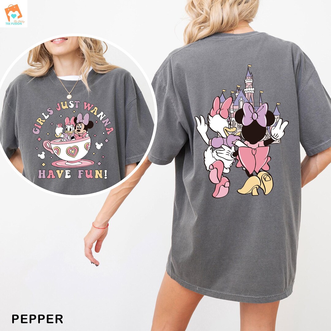 Girls Just Wanna Have Fun Shirt Minnie and Daisy Best Friends Shirt ...