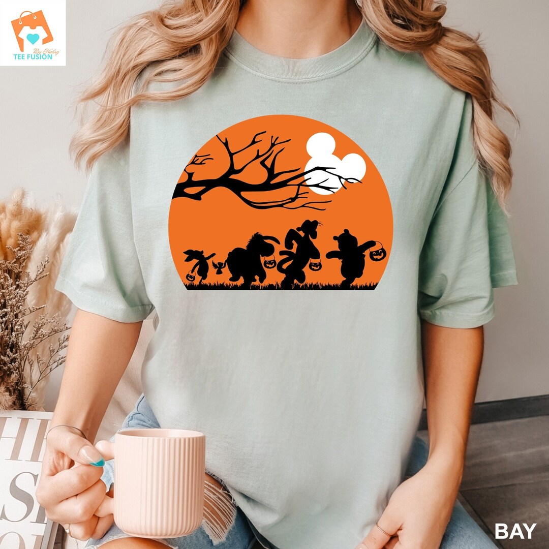 Halloween Silhouette, Winnie the Pooh and Friends in Spooky Design ...
