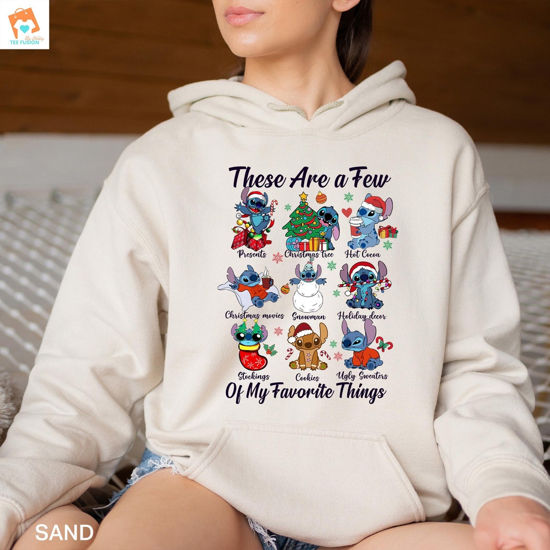 Disney Stitch Christmas Sweatshirt Disney Christmas Stitch Hoodie These ...